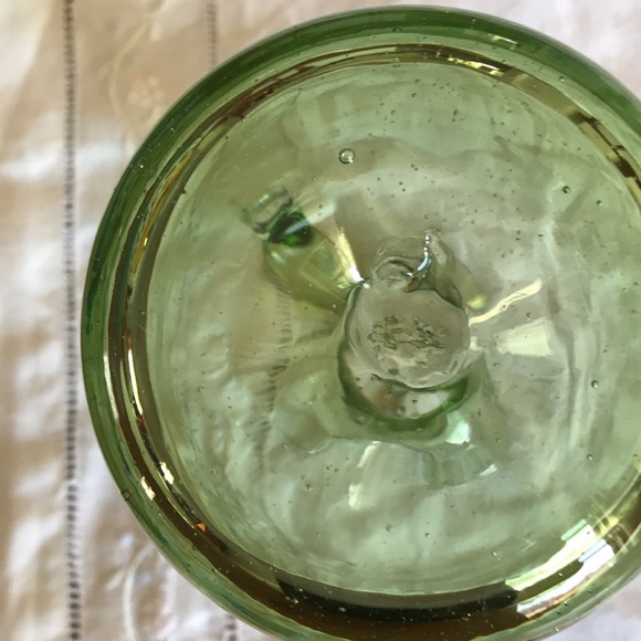 No brand. | Dining | Translucent Green Glass Pitcher | Poshmark